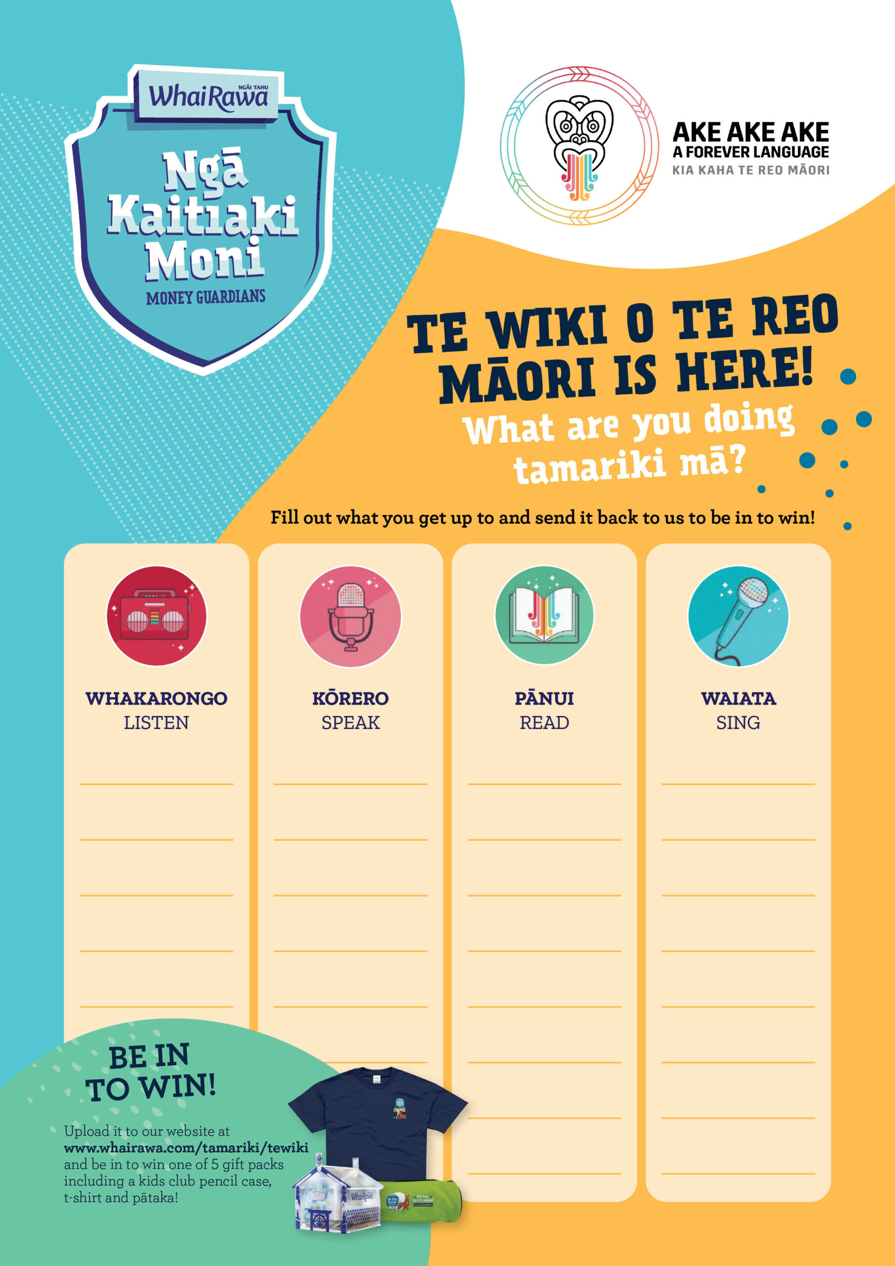 Te Wiki o Te Reo Māori - Ngā Kaitiaki Moni